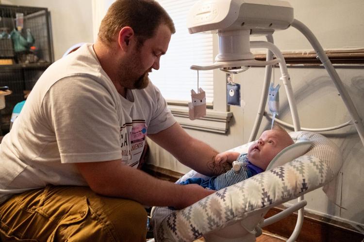 Homecoming: After a hospital stay for all of his 5 months, Bodhi Ward ...