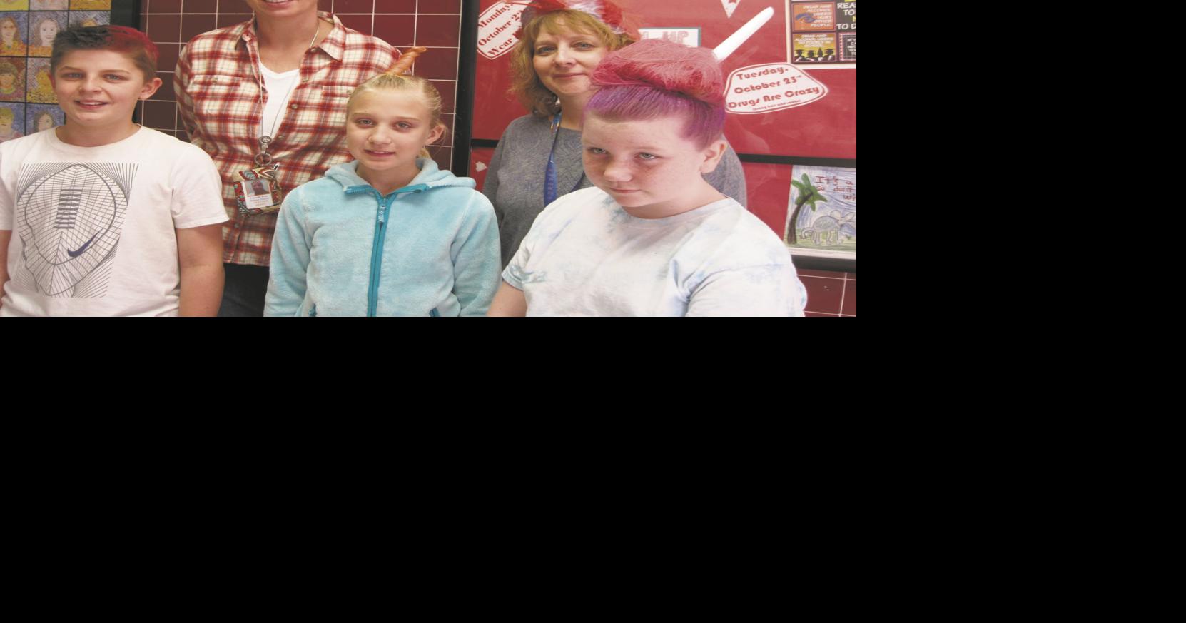 Middle school students participate in Crazy Hair Day | News | dailyitem.com