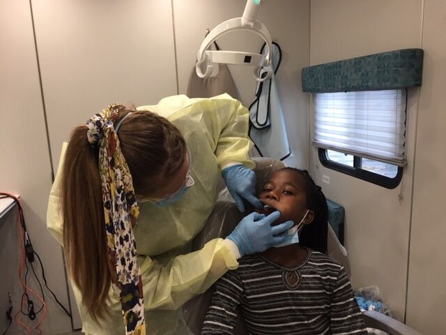 Geisinger mobile dental unit filling hole in student care | | dailyitem.com