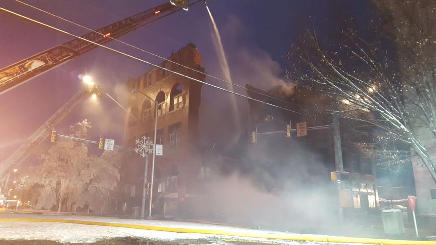 Fire destroys landmark: City, owner mourn loss of Masonic building ...