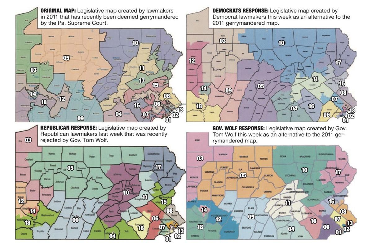 Pennsylvania court issues new congressional map | News | dailyitem.com