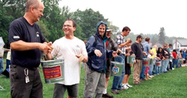 Bucket brigade fundraiser sets sight on record | News | dailyitem.com