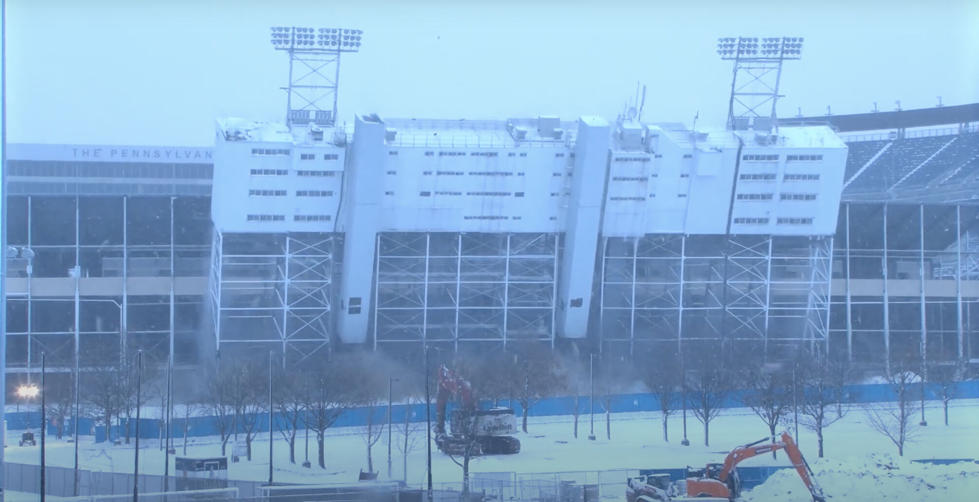 Beaver Stadium press box demolished as part of renovation | Sports ...