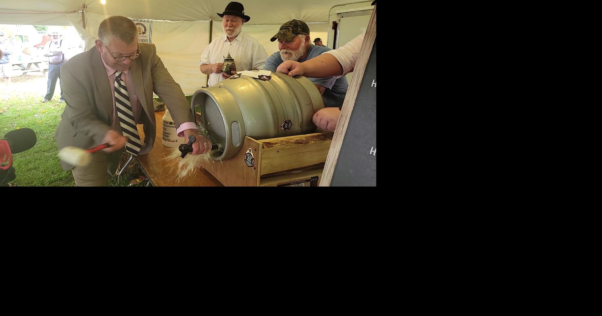 Mifflinburg's Oktoberfest kicks off with tapping of firkin | News ...