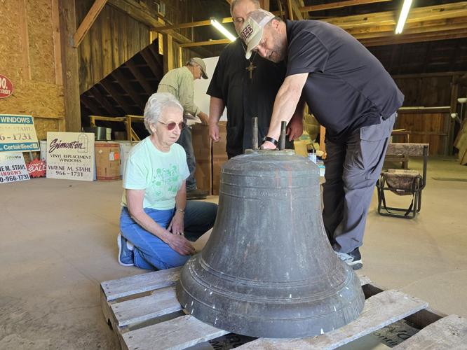 Mazeppa church bell temporarily silenced for restoration project | News ...
