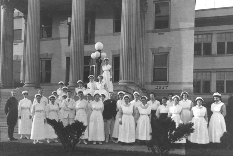 Hidden History: Original pillars, entranceway on display at Geisinger ...