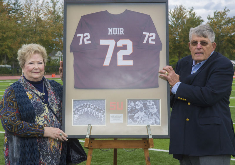 Successful coach Muir celebrated at halftime | Sports | dailyitem.com