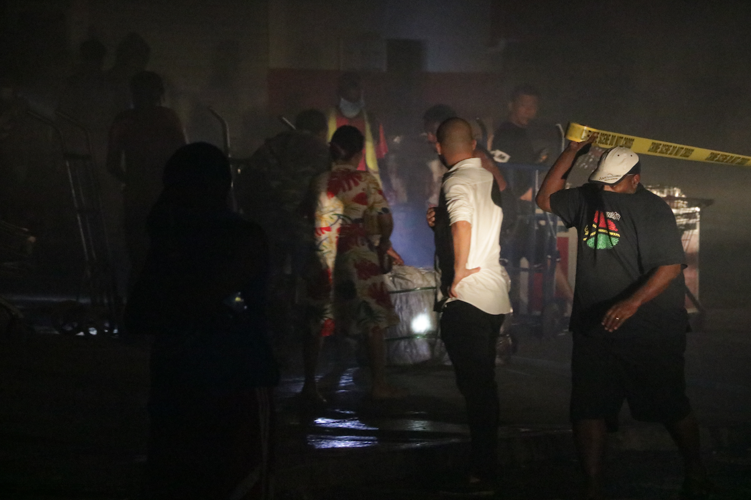 Fire at Tebakor Shopping Centre | News | dailypost.vu