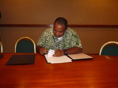 Vanuatu signs US Treaty | News | dailypost.vu