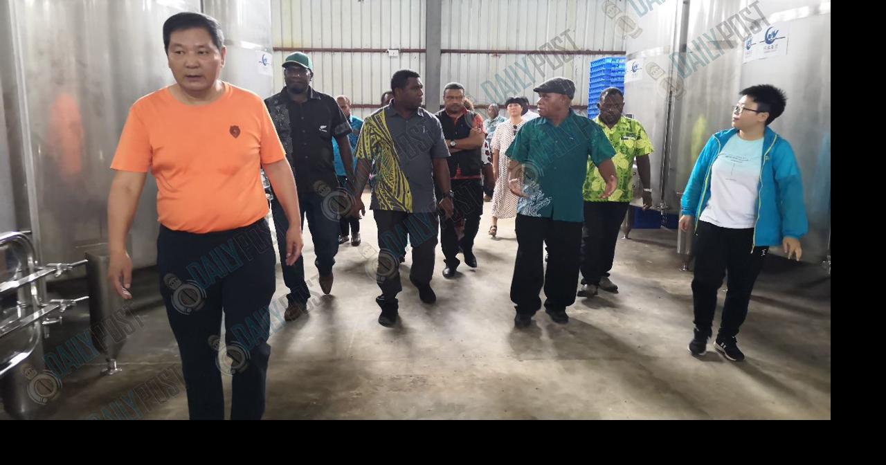 PM Visits Noni Factory | News | dailypost.vu