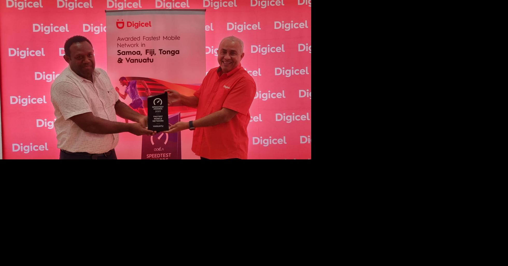 Digicel Vanuatu receives Ookla Award for Fastest Mobile Network | News ...