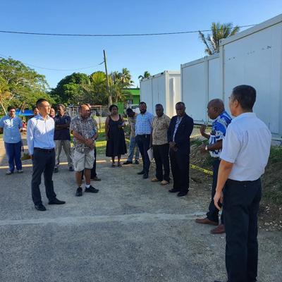 CCECC hands over COVID-19 Lab, quarantine rooms for health workers ...