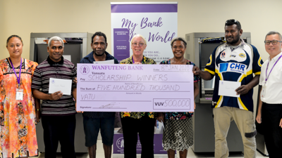 Wanfuteng Winners Receive Vt500,000 for Tuition Fees | News | dailypost.vu