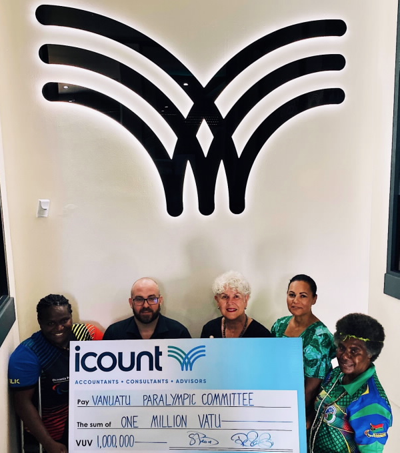 iCount donates Vt1m assistance to para-athletes | Sports | dailypost.vu