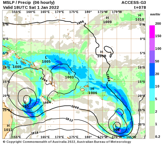 Trough weather for Vanuatu towards new year | News | dailypost.vu