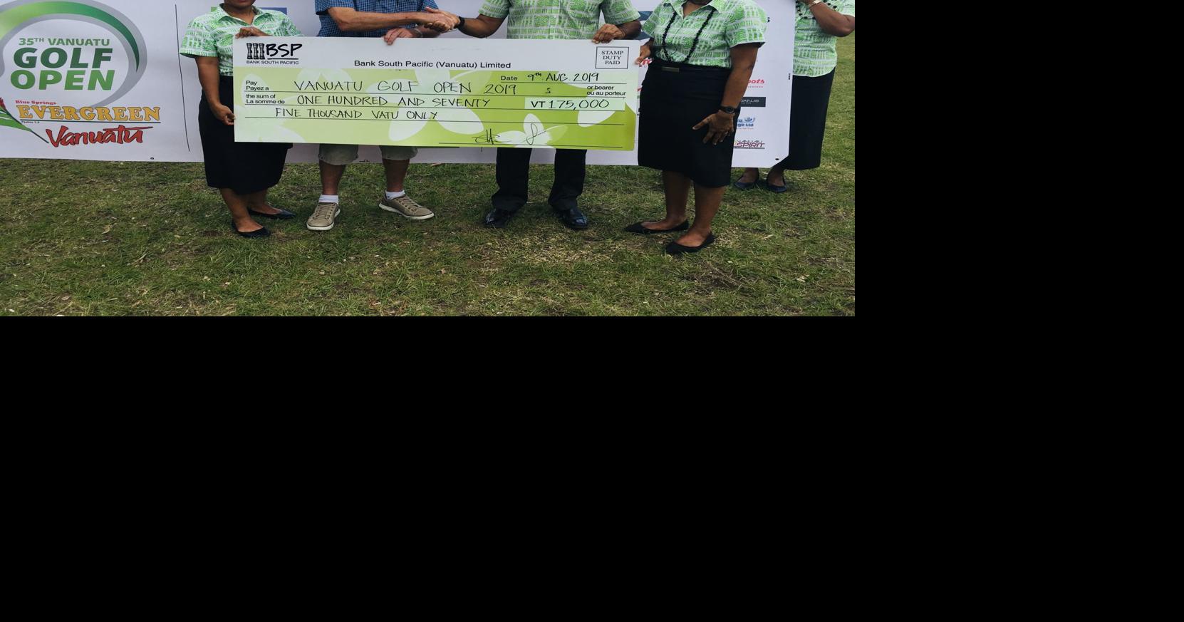 BSP Tees Off VT175, 000 for Vanuatu Golf Open | Sports | dailypost.vu