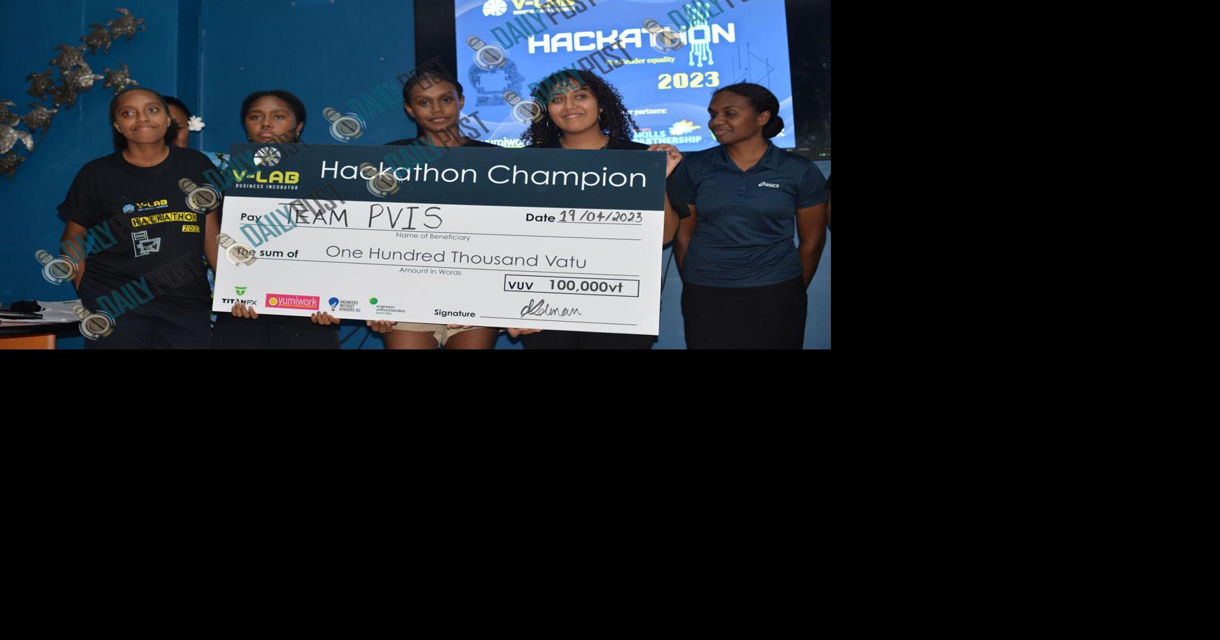 Team PVIS runs away with VT100,000 | News | dailypost.vu