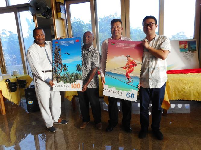 Vanuatu Post and Chinese Embassy launch new stamps | News | dailypost.vu