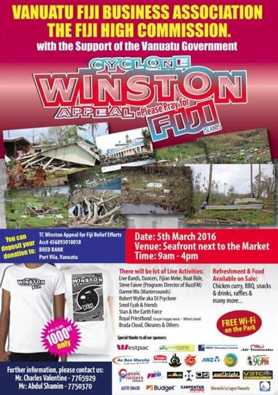 Major fundraising for Fiji today | News | dailypost.vu