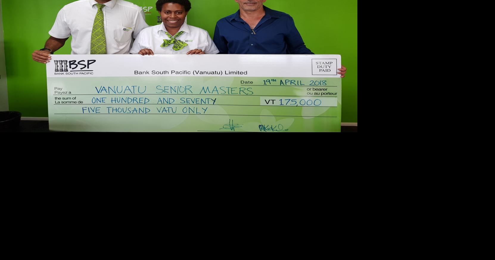 BSP Supports Vanuatu Senior Masters | Sports | dailypost.vu