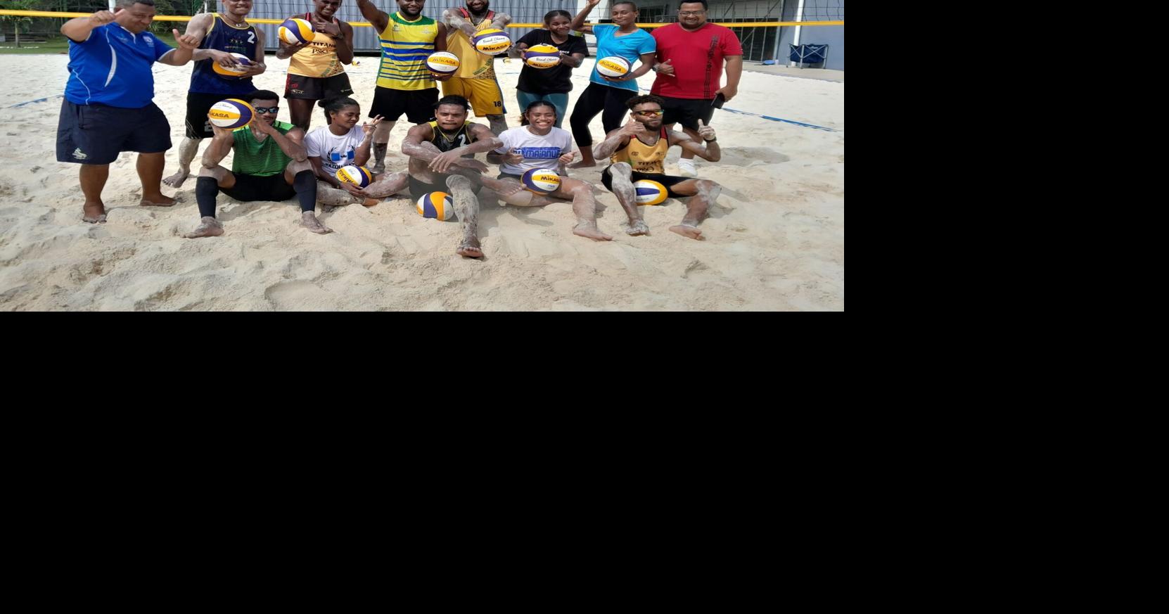 Solomon Island beach volleyball players and officials excited to train ...