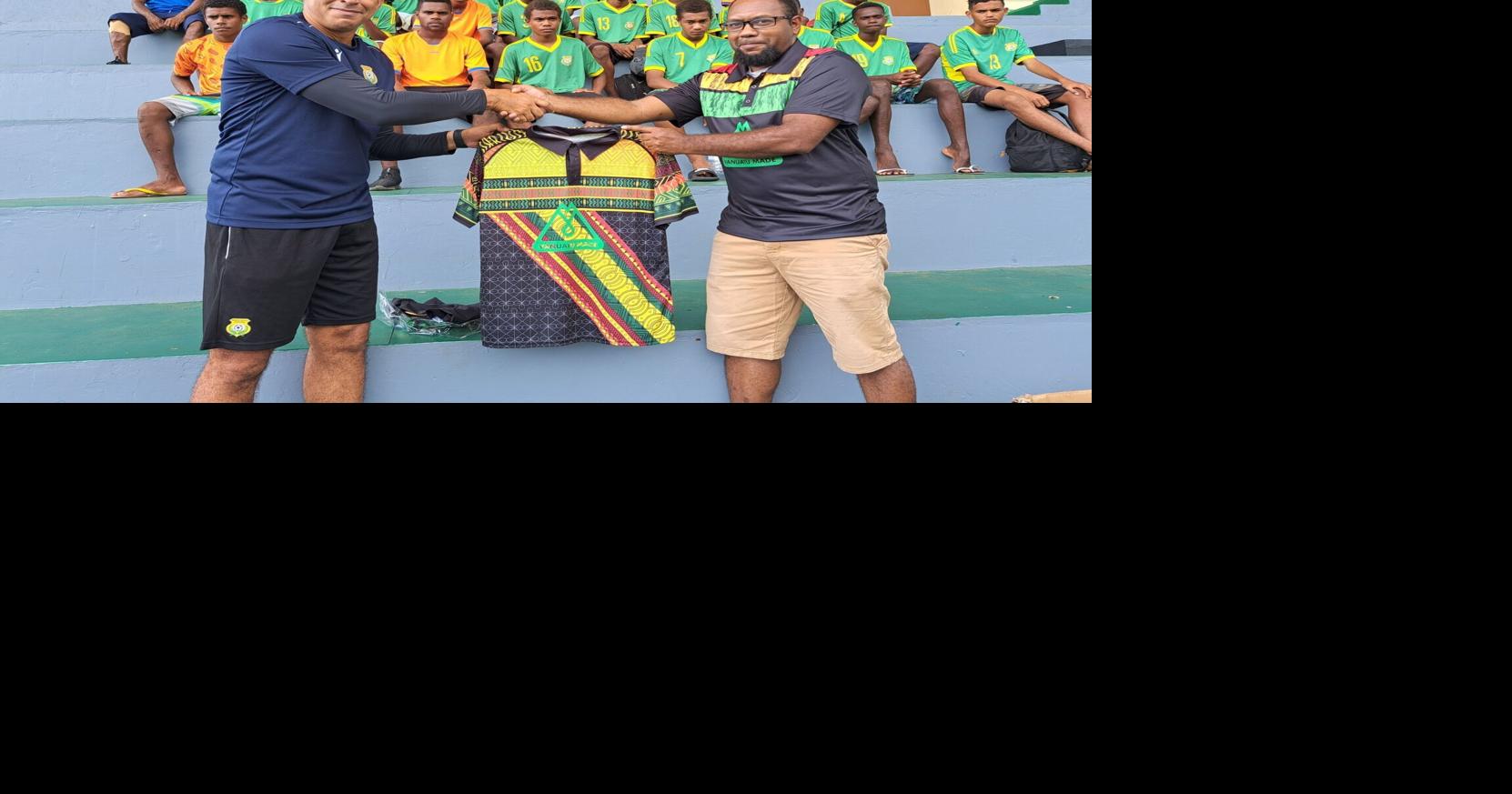 Department of Industry boost Vanuatu U16 footballers | News | dailypost.vu