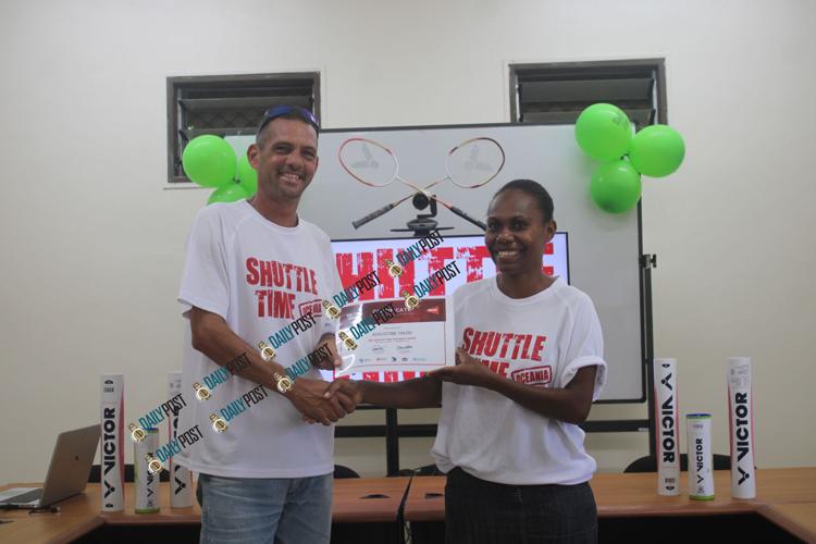 Nine receive BWF Shuttle Time certificates | Sports | dailypost.vu