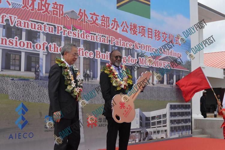 China hands new Government buildings to Vanuatu | News | dailypost.vu