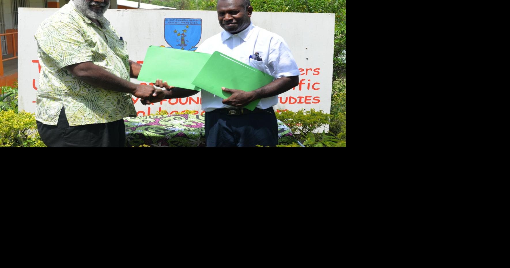 MoU signed between Ifira Trustees Ltd Education Board and Tebakor ...