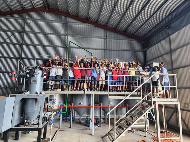 Goodwill school grade 4 visit Vanuatu Basket Copra Mill | News ...