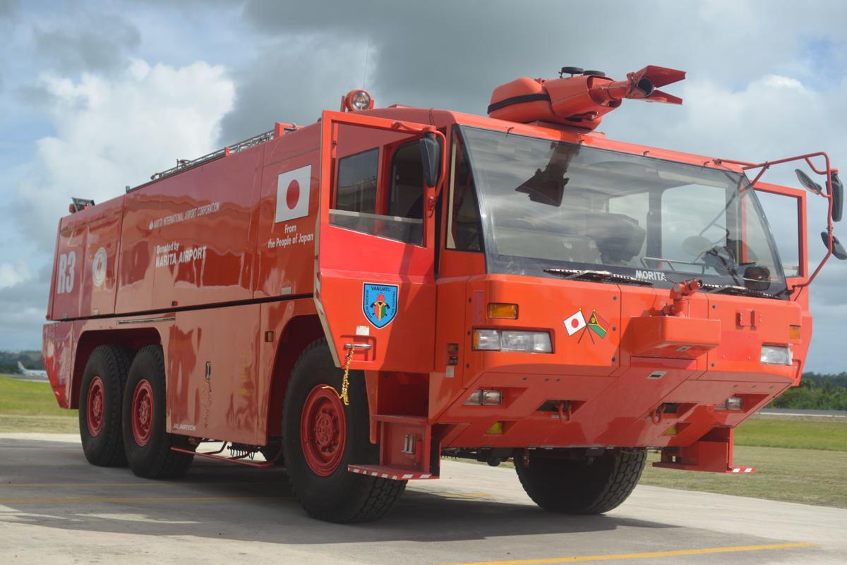 AVL equipped with the biggest chemical fire truck | News | dailypost.vu