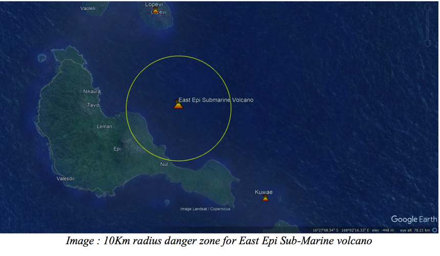 Villagers flee as Epi submarine volcano erupts | News | dailypost.vu