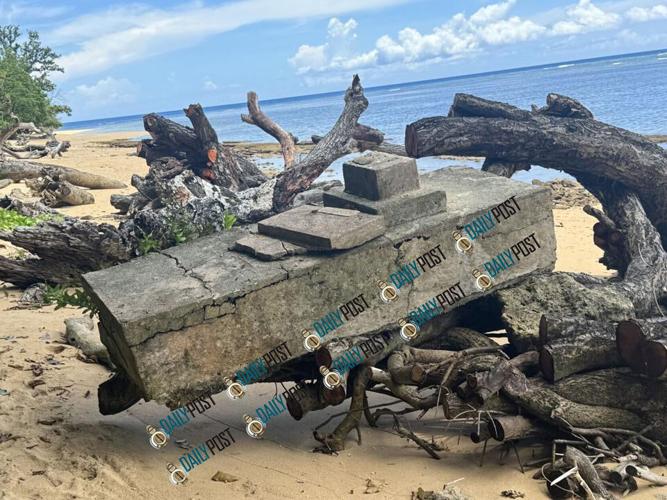 Sea rise and erosion destroy Laone cemetery | News | dailypost.vu