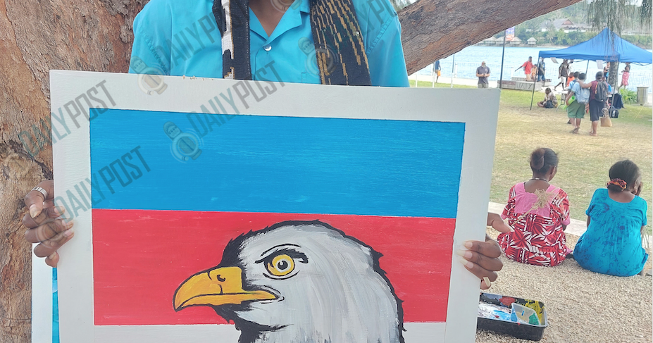 Emerging Ambae Island artist showcases her talents | News | dailypost.vu