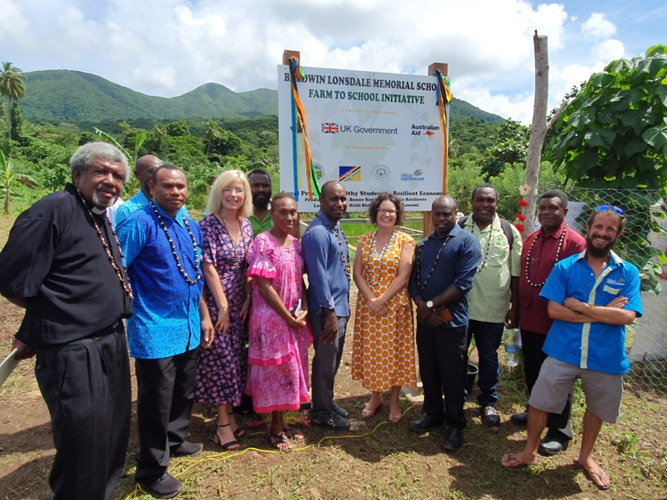 Inaugural ‘Farm to School’ program launched | News | dailypost.vu