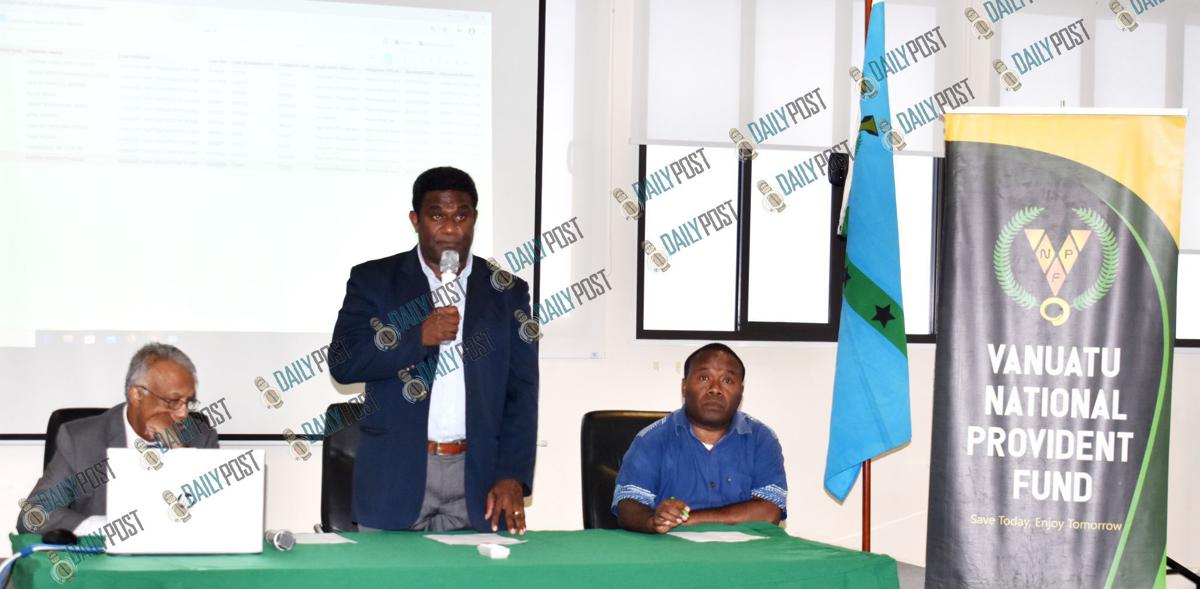 VNPF DECLARES 1.2% INTEREST | News | dailypost.vu