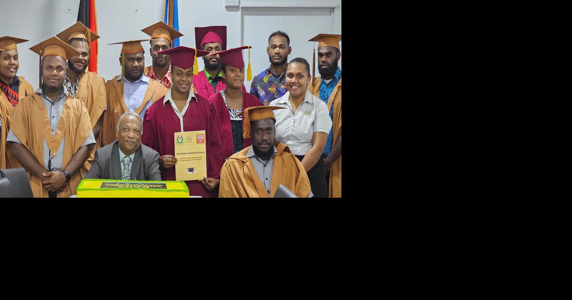 VNPF staff members graduate under SESS | News | dailypost.vu