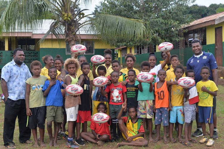 Ifira Island kids enjoy Get Into Rugby programme | Sports | dailypost.vu