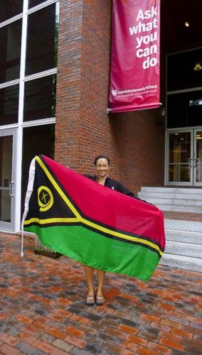 Raising Vanuatu’s flag at Harvard University | News | dailypost.vu