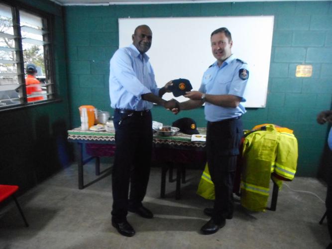 ACT donates patches and caps to VMF fire services crew | News ...