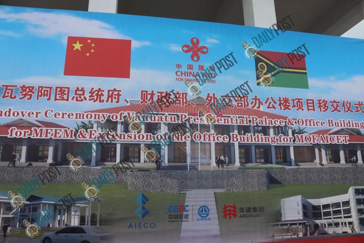 China hands new Government buildings to Vanuatu | News | dailypost.vu