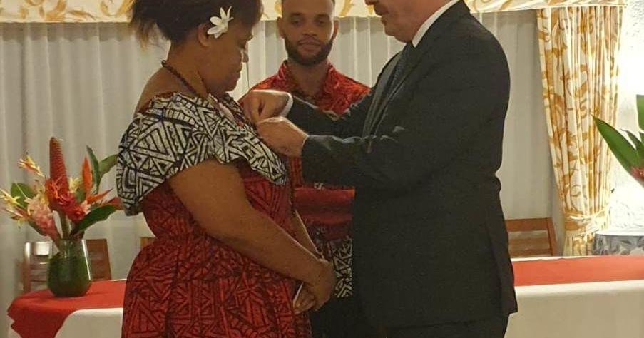 France awards Ms. Violette Perronnet for her outsanding contribution ...