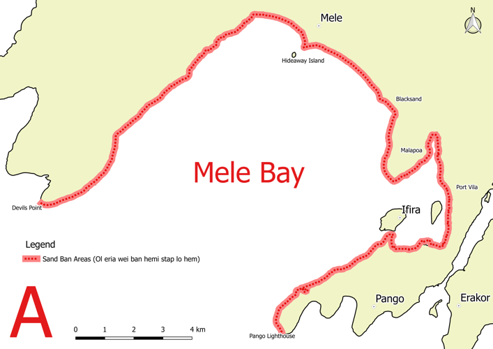 Ban on commercial coastal sand mining along Teouma Bay and Mele Bay ...