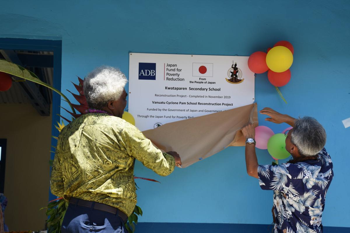 Cyclone Pam School Reconstruction on Tanna successfully launched | News ...