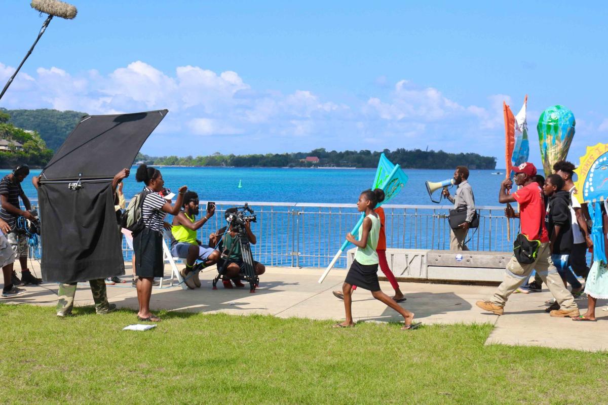 Wan Smolbag’s Biggest Film Scene Ever | News | dailypost.vu