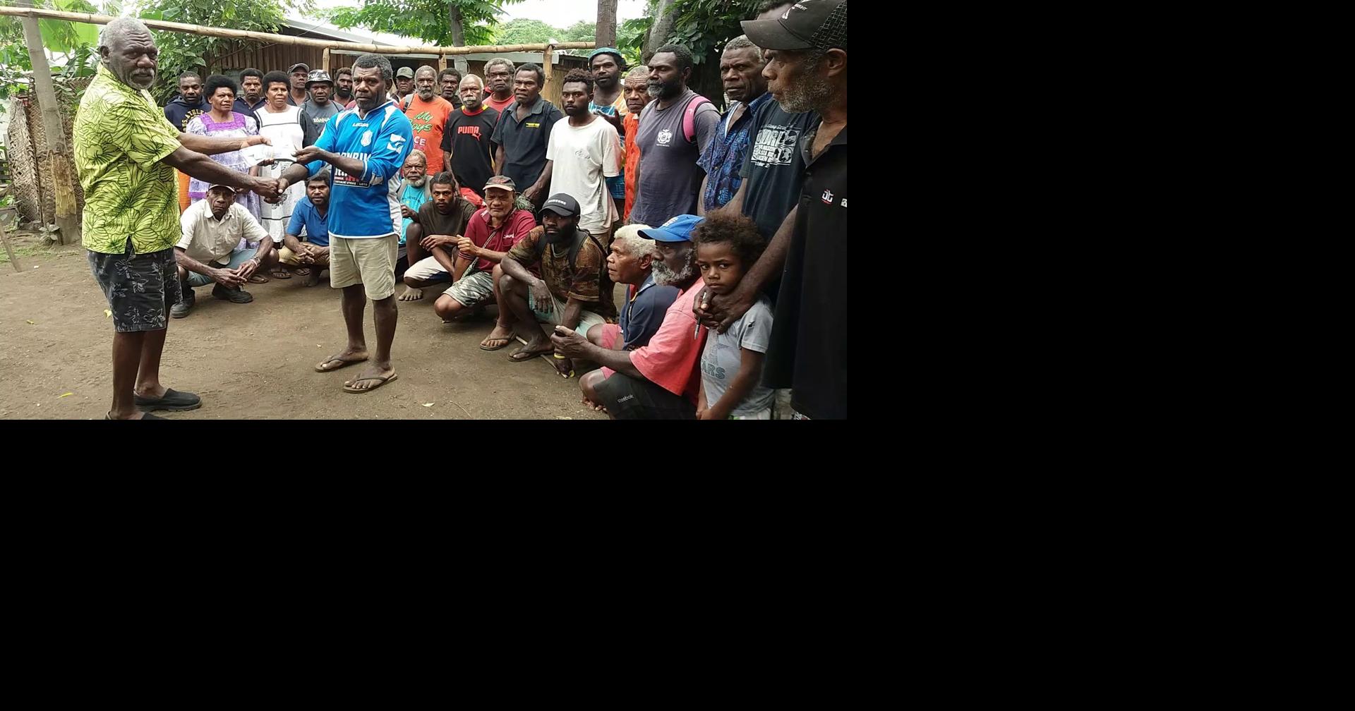 Councillor Iata donates VT1M to supporters | News | dailypost.vu