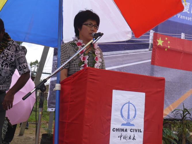 Road construction helps economic growth: Zhongning | News | dailypost.vu