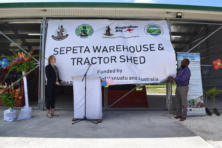 Sepeta Tractor Shed opens at Tagabe Agriculture Station | News ...
