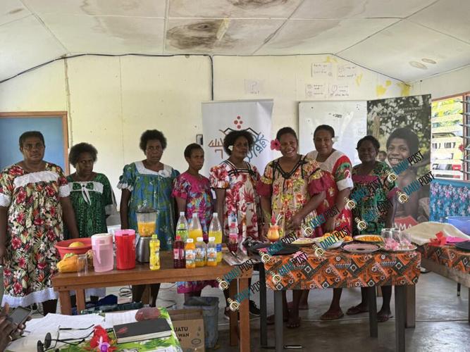 Pentecost tourism trainees craft Waterfall Sunrise Fruit Punch | News ...