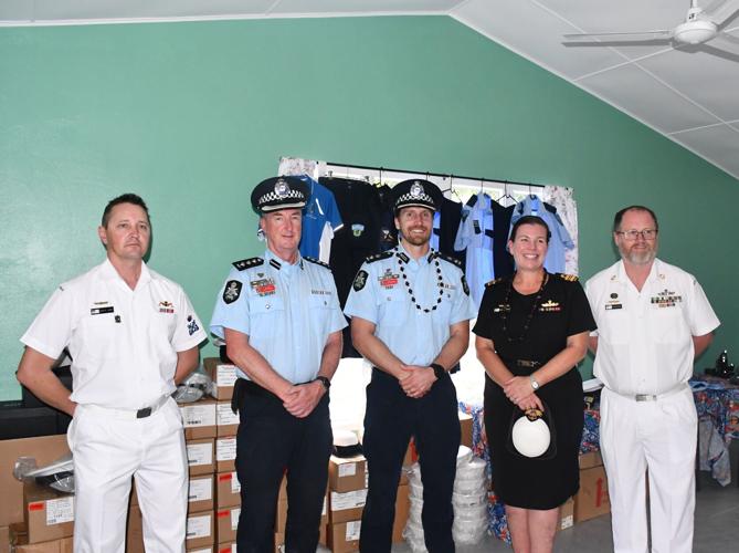 Police Maritime Wing receives refurbished housing and new uniforms from ...